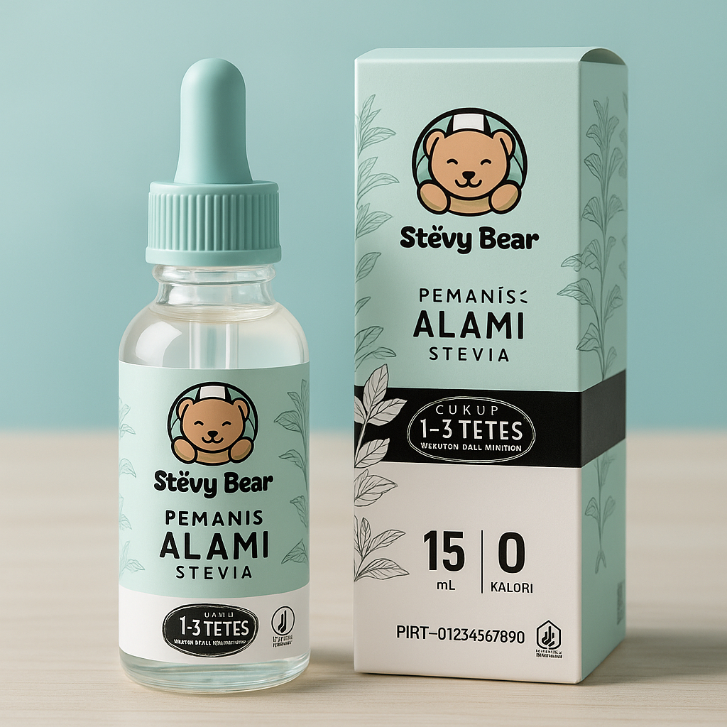 Jual Stevy Bear Stevia Natural Sweetener - 15mL - Pemanis Alami Stevia ...