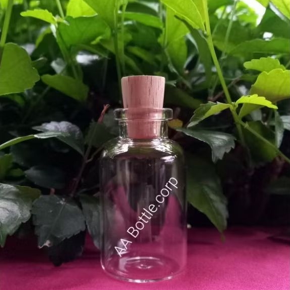 Jual Botol kaca 20MLTutup kayu souvenir | Shopee Indonesia