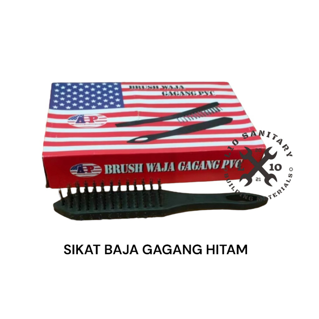 Jual Sikat Baja GAGANG FIBER HITAM / Sikat Kawat GAGANG HITAM | Shopee ...