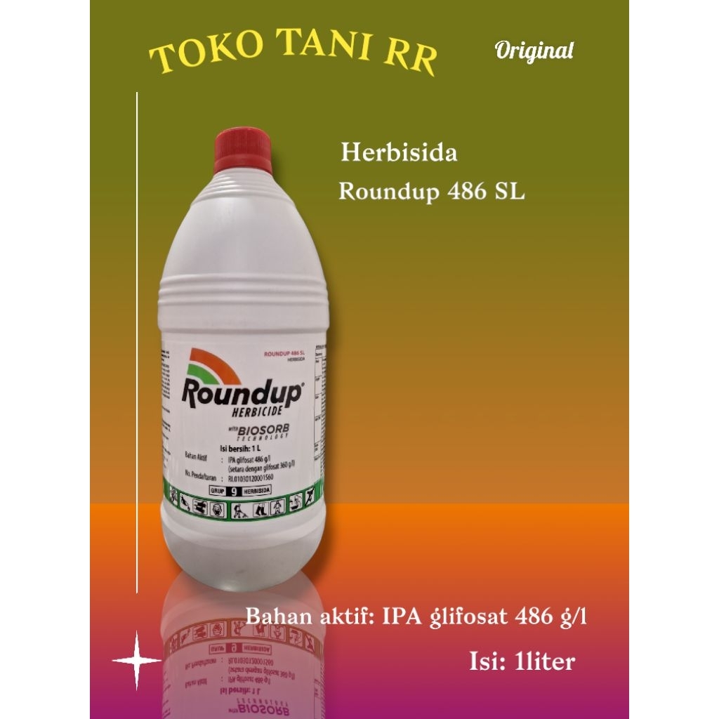 Jual Roundup 486 SL 1Liter Herbisida Pembasmi Rumput liar dan Gulma ...