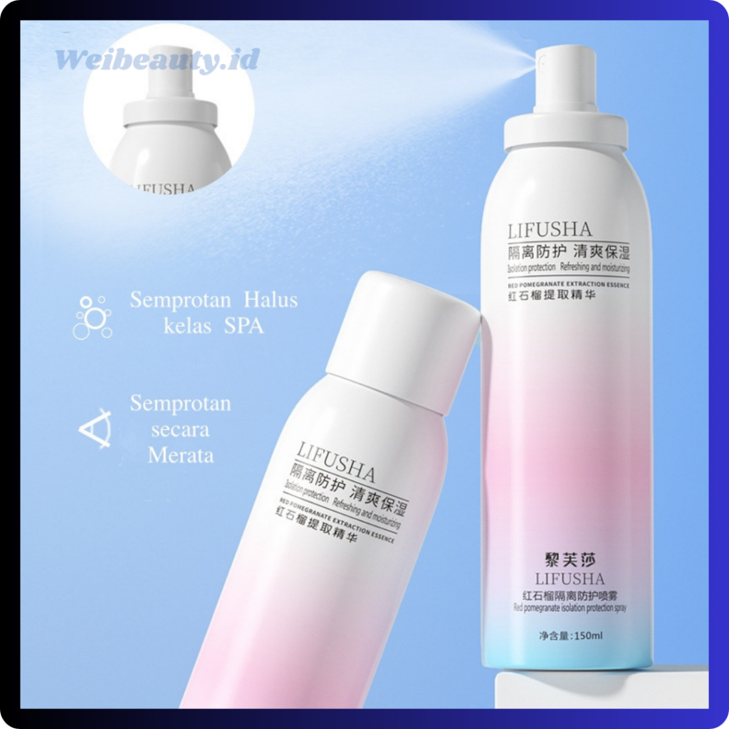 Jual LIFUSHA Sunscreen Mist UV Protector Sunscreen Spray Face Sun Mist ...