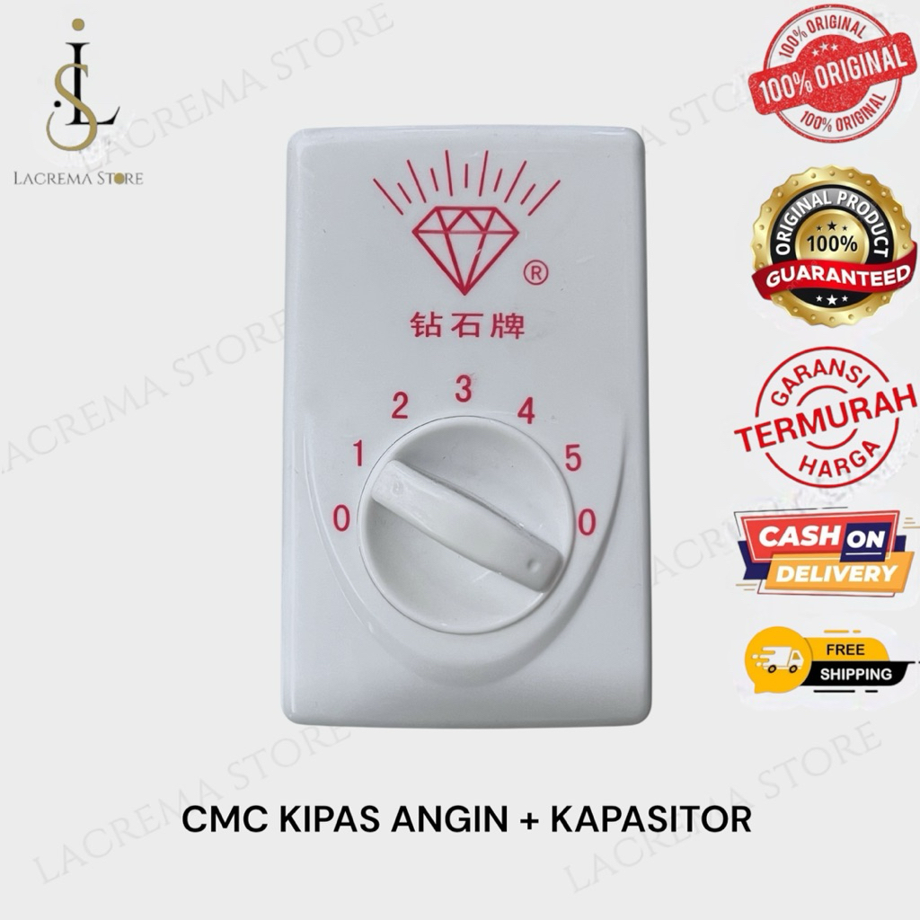 Jual SWITCH - REGULATOR CEILING FAN CMC - CAPASITOR | Shopee Indonesia