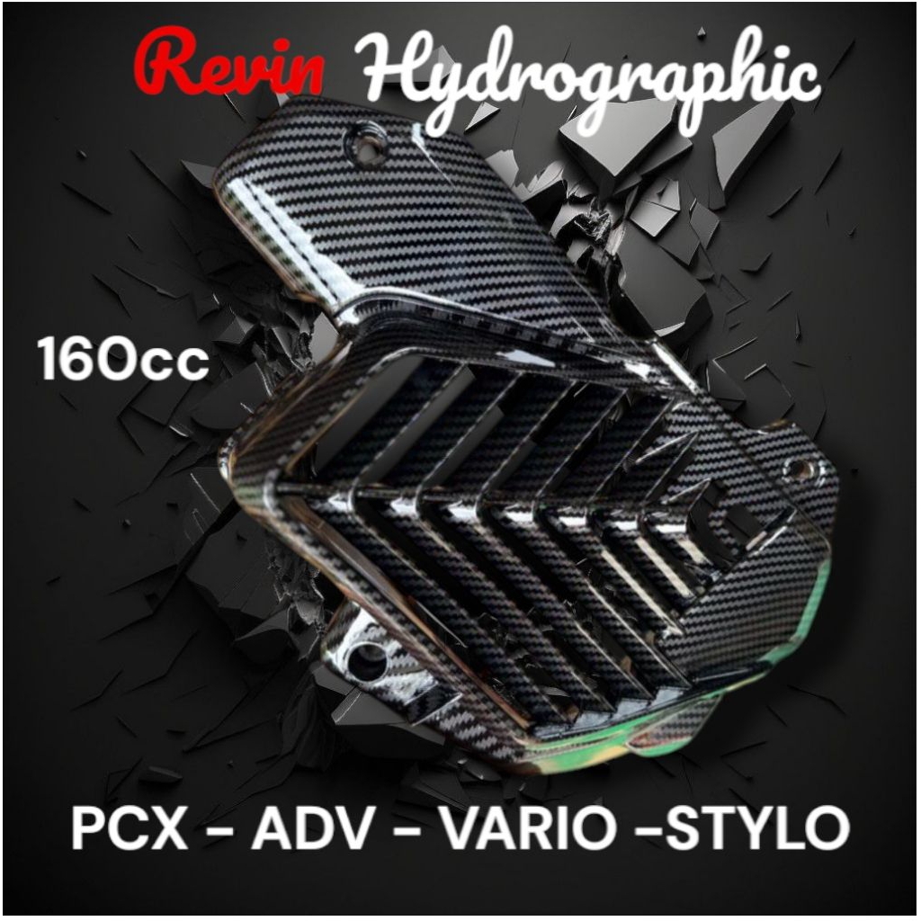 Jual TUTUP RADIATOR VARIO 160 - PCX 160 - ADV 160 - STYLO 160 CARBON ...