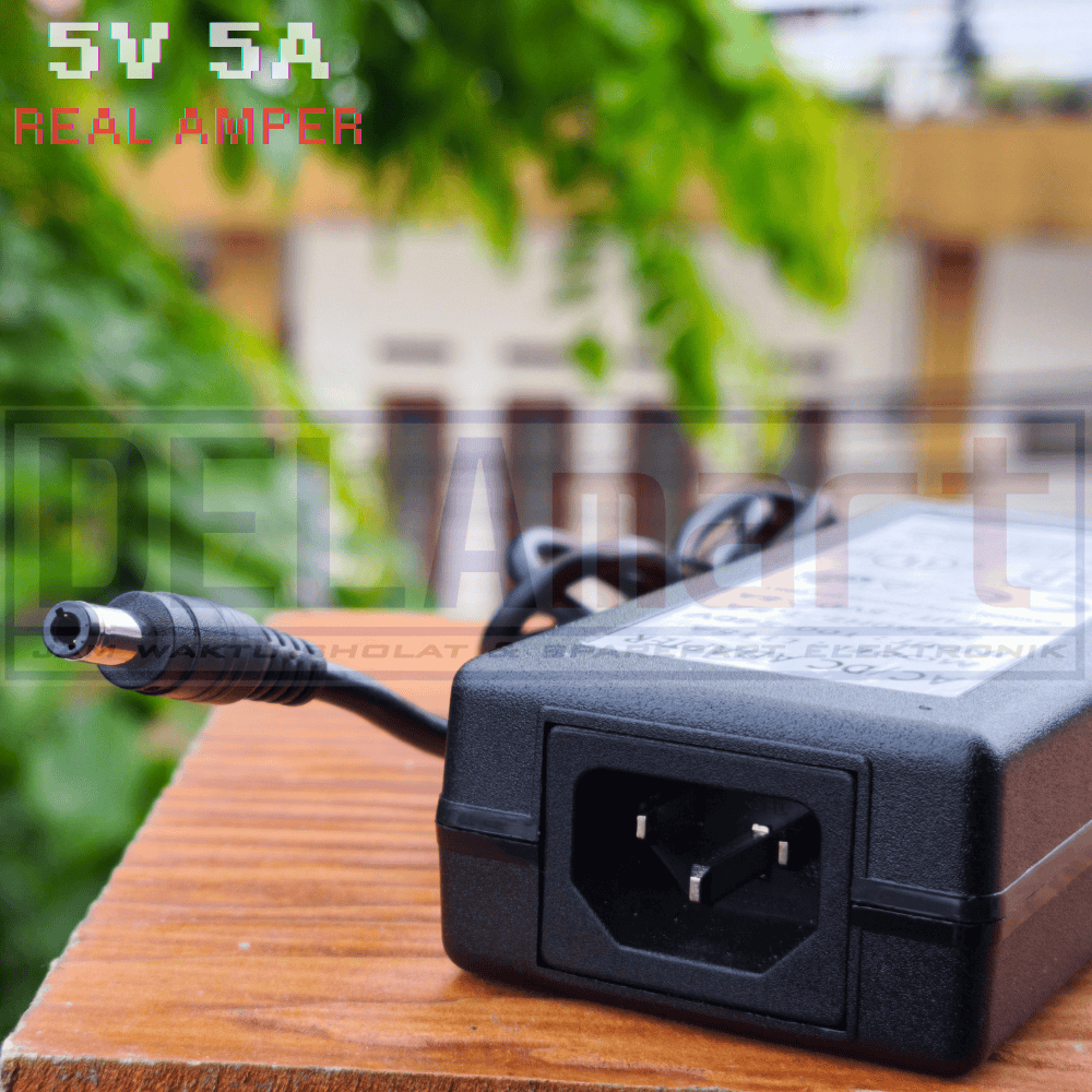 Jual Adaptor DC 5 volt 5A power supply 5V 5 Ampere PSU running text JWS ...