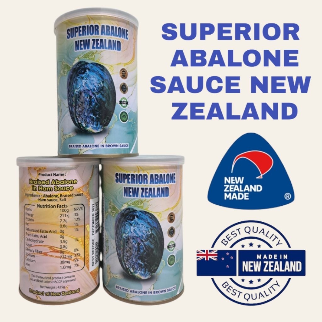 Jual ABALONE NEW ZEALAND ISI 2 XL SUPER BIG BRAISED BROWN SAUCE ABALONE ...