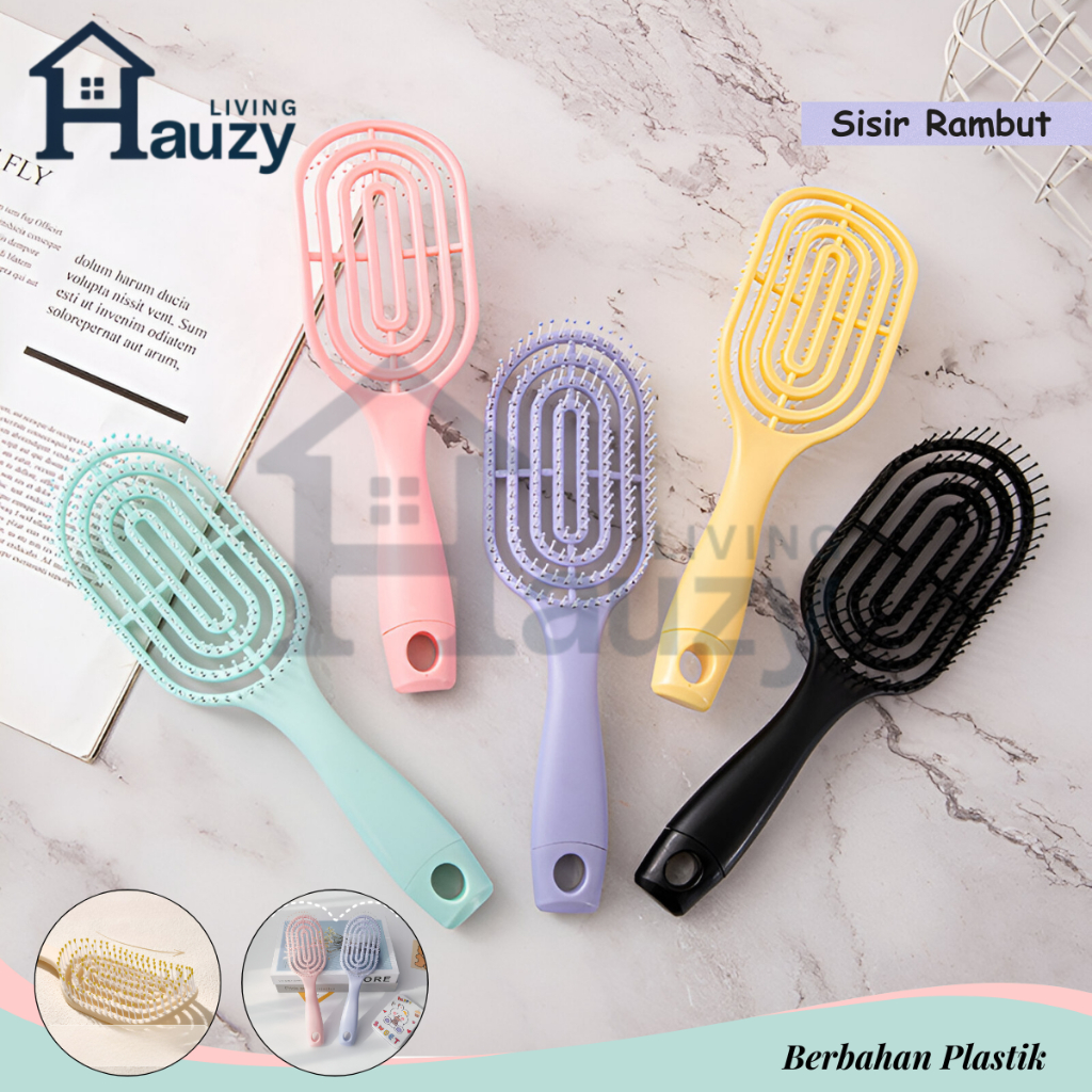 Jual Hauzy - Sisir Udara Ringan & Fleksibel Cocok untuk Semua Jenis ...