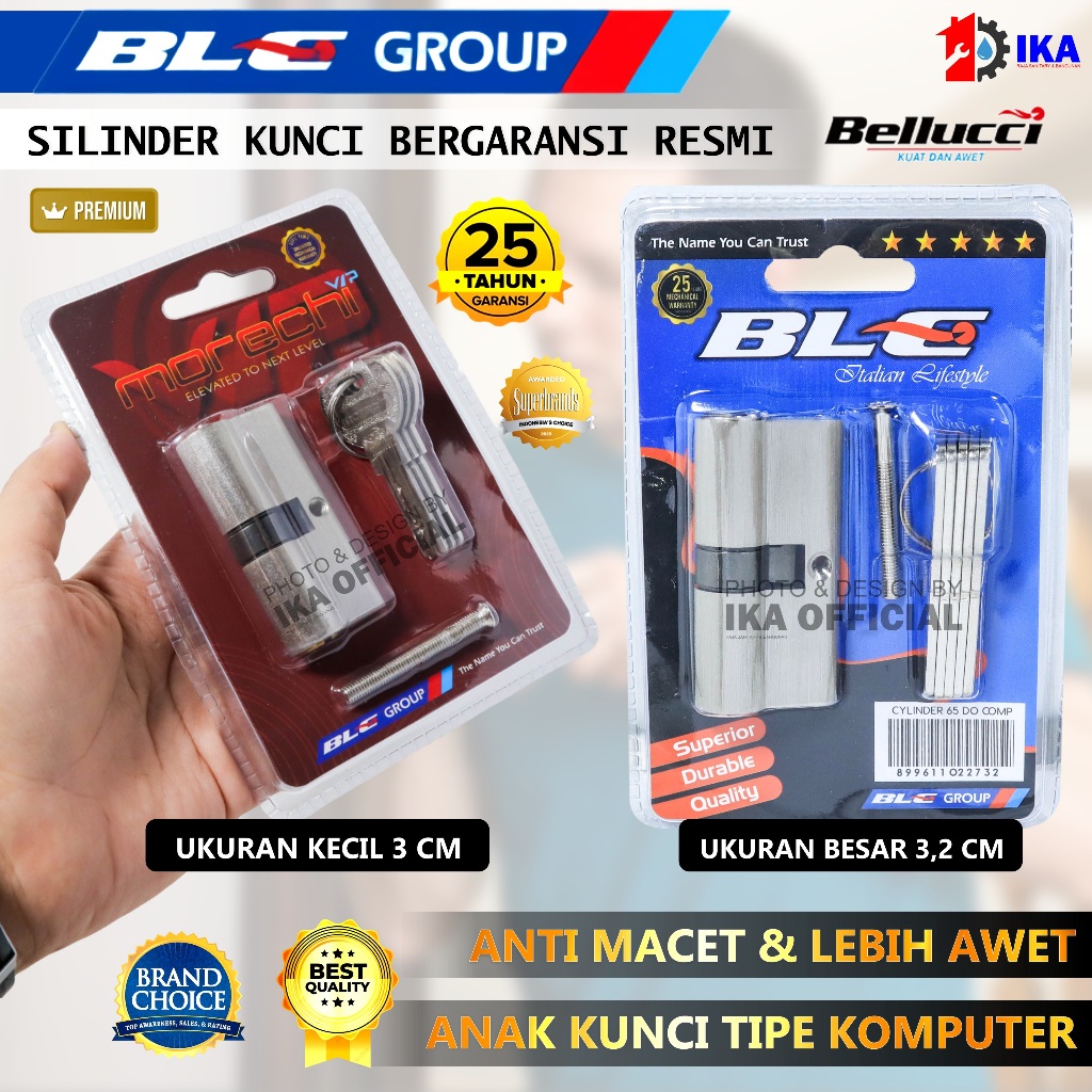 Jual Silinder Kunci Pintu Besar Kecil Bellucci Morechi Estillo Computer ...