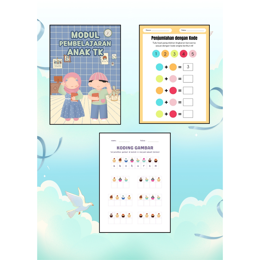 Jual LEMBAR KERJA - WHORKSHEET - AKTIVITAS BELAJAR - MODUL ANAK ...