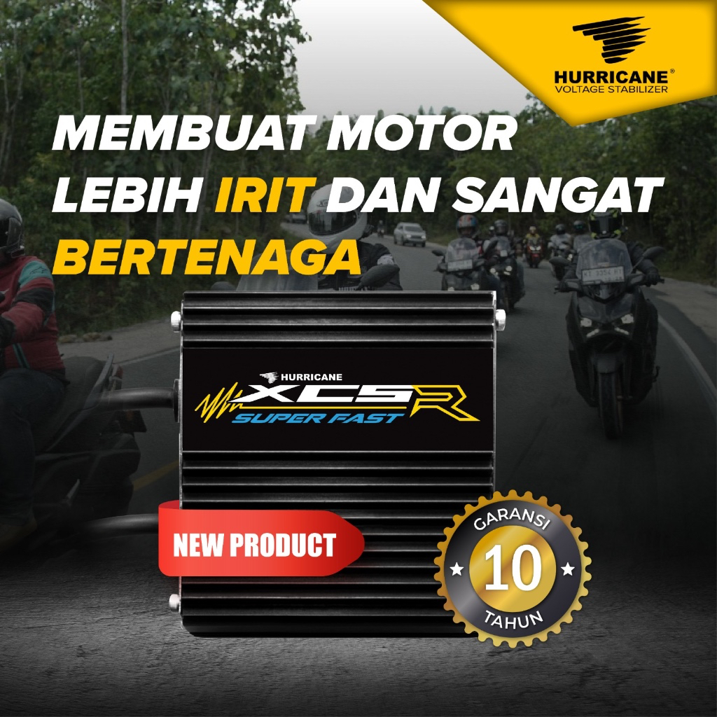 Jual Hurricane XCSR Superfast Motor Lebih bertenaga Aki Awet | Shopee ...