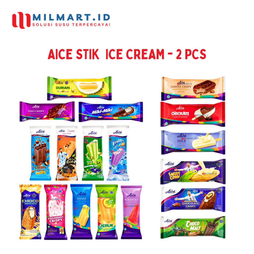 Jual AICE ICE CREAM STIK ES KRIM BUAH JERUK CHOCOLATE CRISPY BALL CHOCO ...