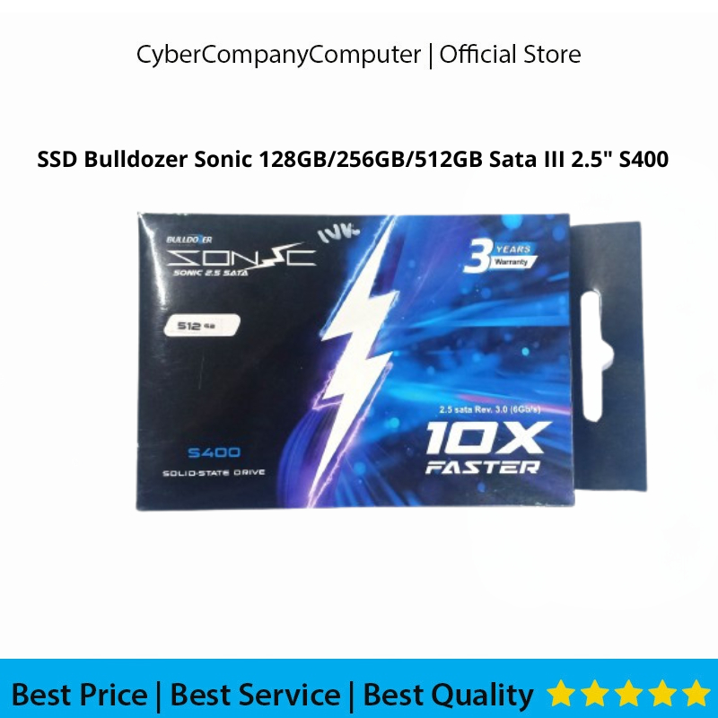 Jual SSD BULLDOZER 128GB/256/512GB SATA 3- SSD BULLDOZER 2.5 INCH ...