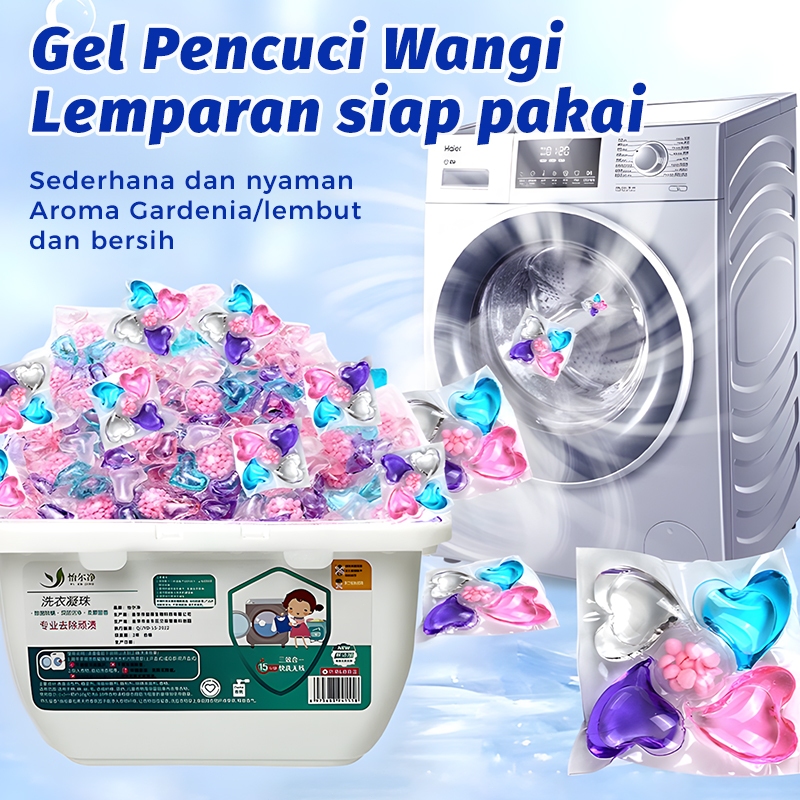 Jual 【5-in-1 50pcs】parfum laundry/soklinliquid cair/parfum Bubble Wash ...