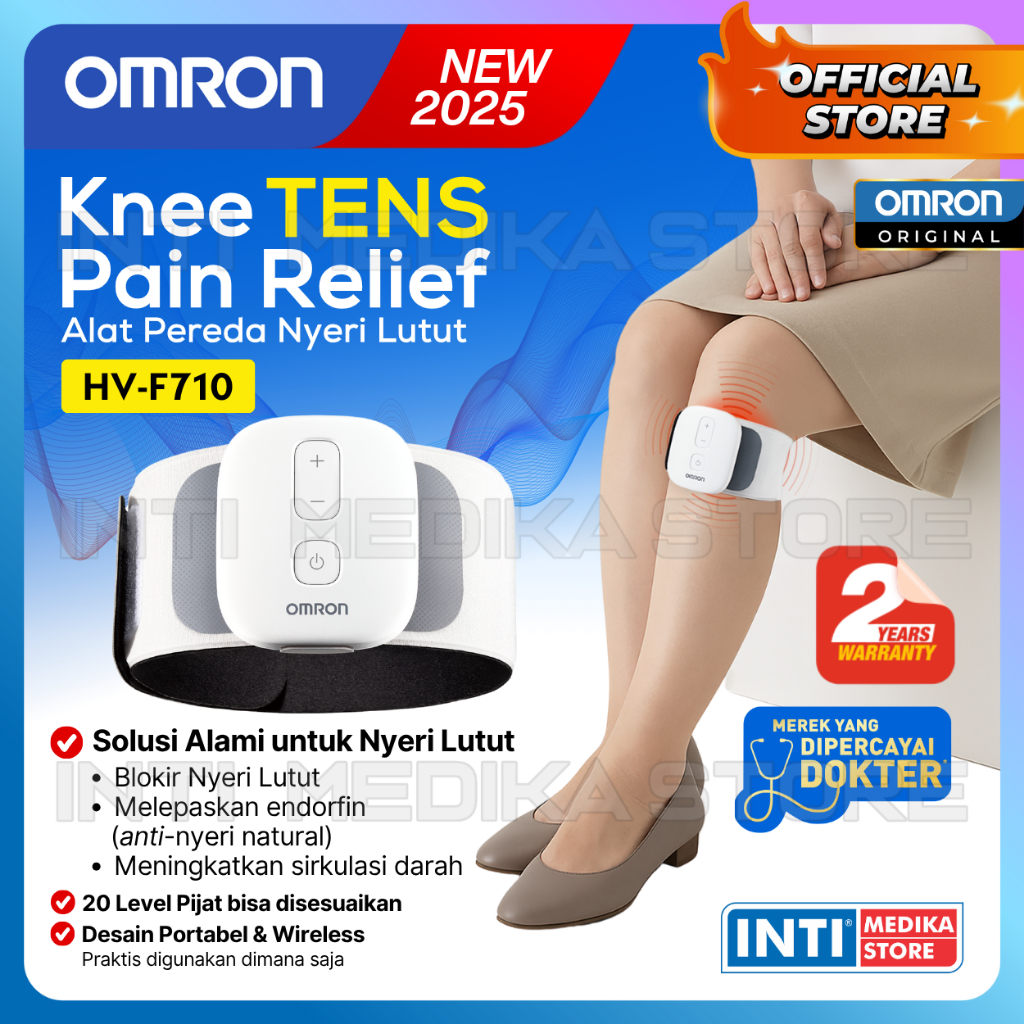 Jual OMRON - Alat Pereda Nyeri Lutut Elektrik HVF710 | Knee TENS Pain ...