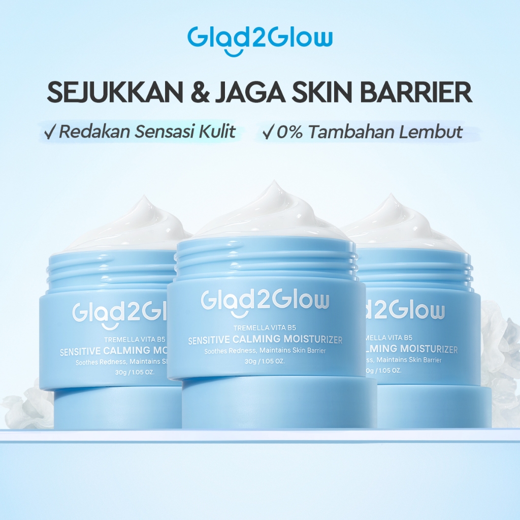 Jual GLAD2GLOW Tremella Vita B5 Sensitive Calming Moisturizer | Gel Day ...