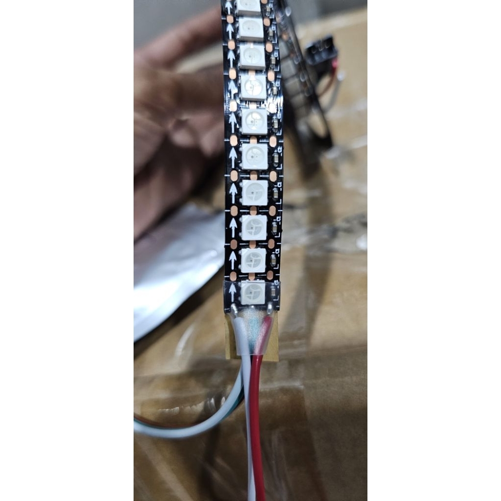 Jual led ws2812b 1 meter 144 led 5 volt, modul dmx | Shopee Indonesia