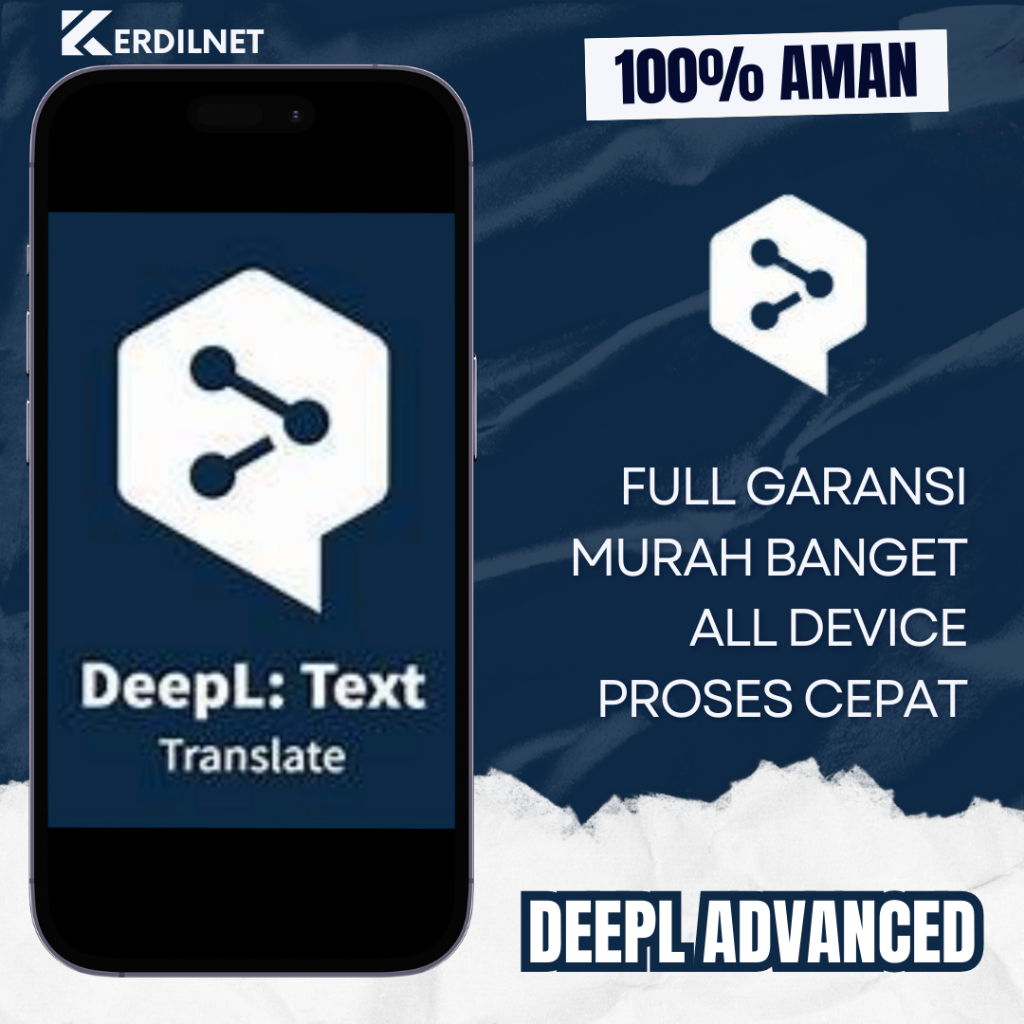 Jual DeepL Pro Advanced Private 1 Bulan Bergaransi | Shopee Indonesia