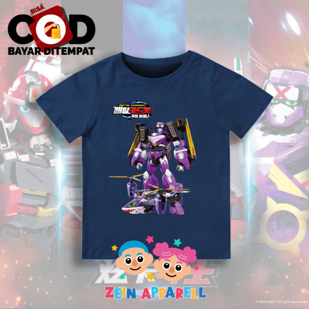 Jual Fashion Anak Robot Metal Cardbot Shadow X - Baju Anak Robot Metal ...