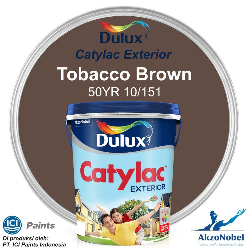 Jual CAT DULUX CATYLAC EXTERIOR 25 KG - TOBACCO BROWN 50YR 10/151 ...