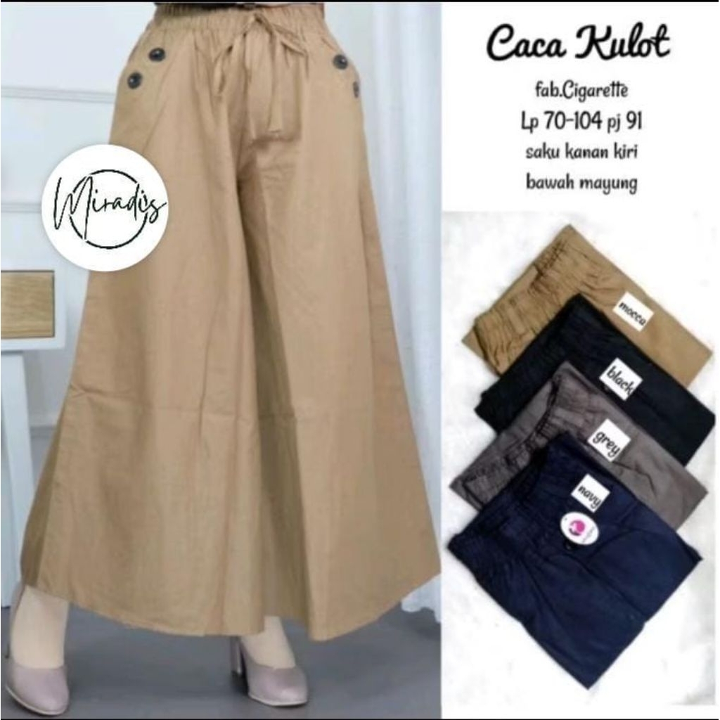 Jual Caca Kulot / Celana Kulot by Miradis Kulot Cigarette | Shopee ...