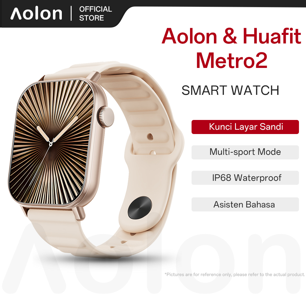 Jual Aolon & Huafit METRO 2 Jam Smartwatch Olahraga 45MM IP68 Anti-Air ...