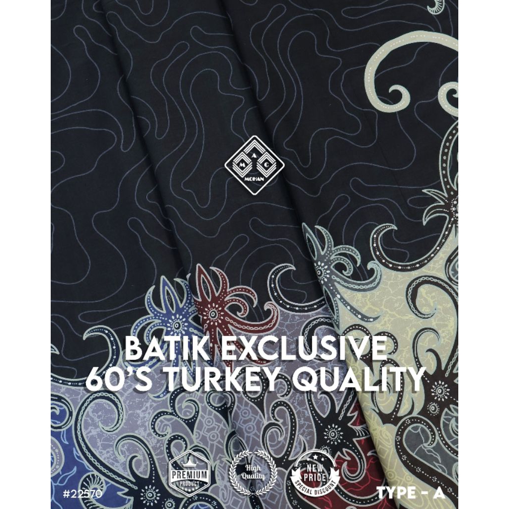 Jual [NEW ARRIVAL] Batik Cotton Exclusive “TURKEY” 60’s Quality Kain ...