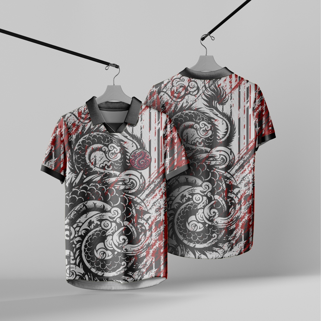 Jual RepX jersey premium over size - VECTOR DRAGON SKIN AND GRUNGE ...