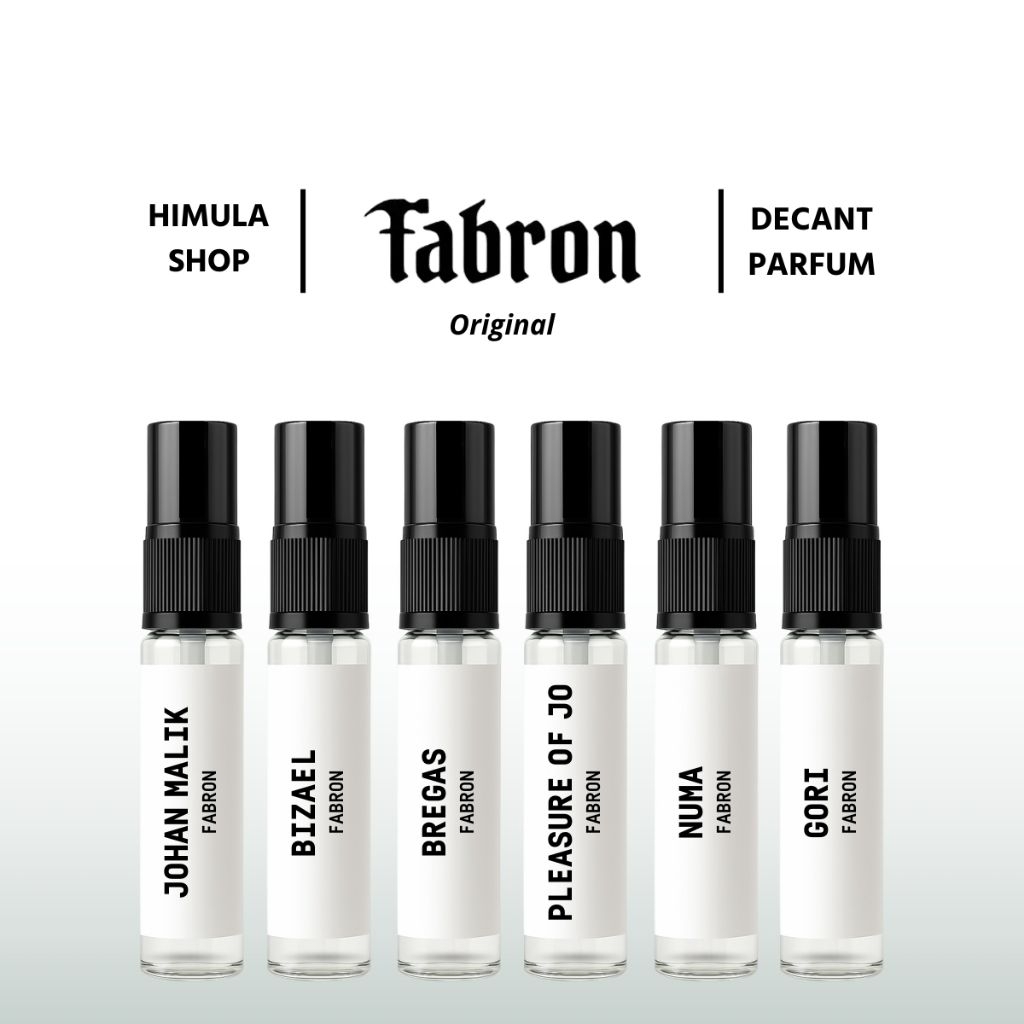 Jual Decant Fabron Parfum - Gori, Numa, Johan Malik | Shopee Indonesia