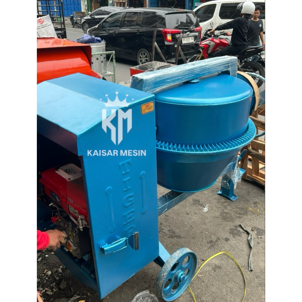 Jual MESIN MOLEN PENGADUK SEMEN TIGER 350L//CONCRETE MIXER KAPASITAS 350L TIGER | Shopee Indonesia