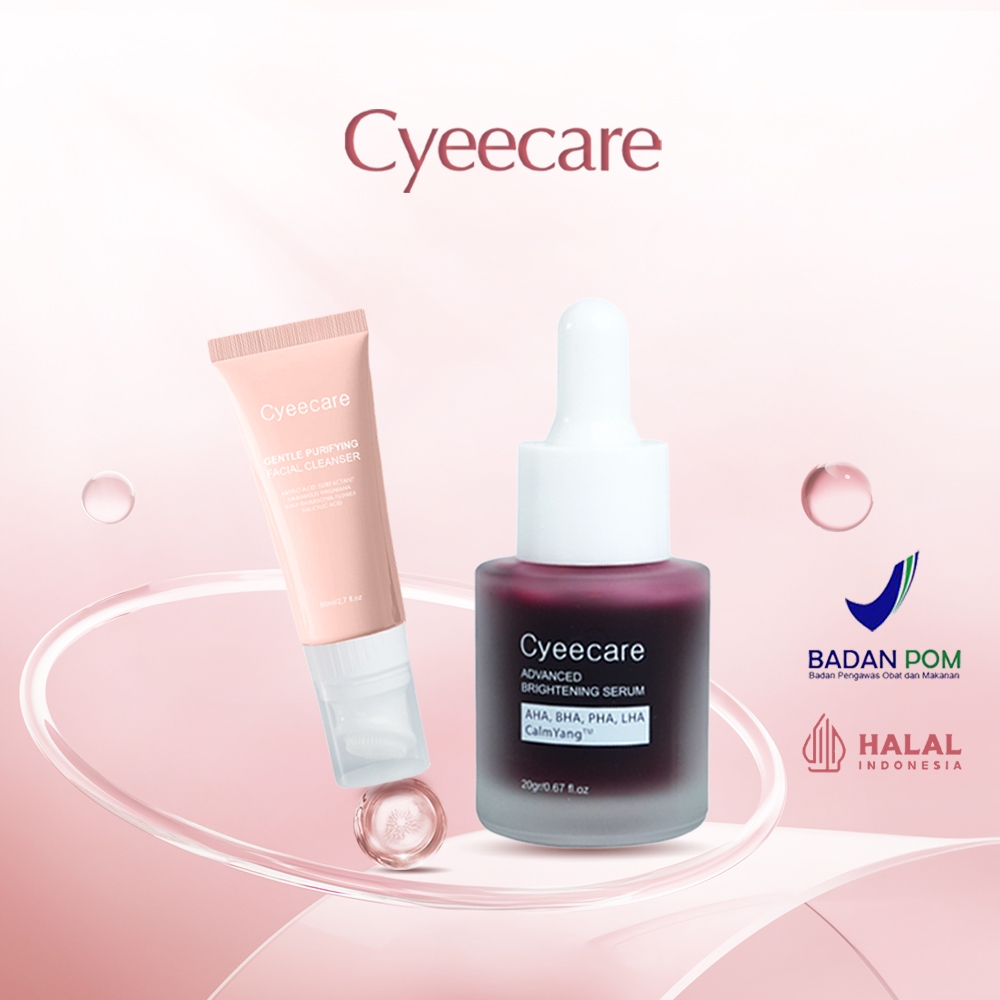 Jual Cyeecare Peeling Solution Serum 20g + Facial Foam Gentle Purifying Amino Acid & Salicylic ...