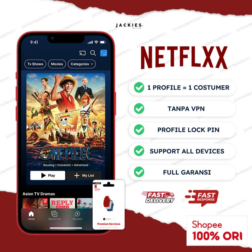 Jual NETFLIXX PREMIUN NETFLIXXX PREMIUM 1 BULAN FULL GARANSII ULTRA HD 4K | Shopee Indonesia