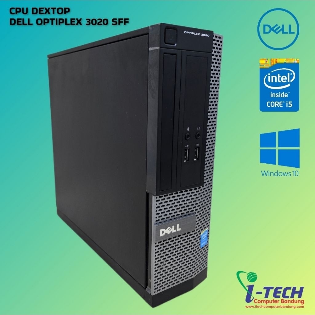 Jual CPU DEXTOP DELL OPTIPLEX 3020 SFF CORE i5 GEN4 RAM 8GB HDD 500GB ...