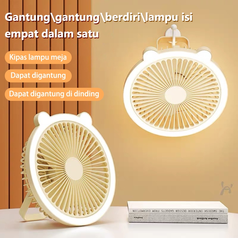 Jual Kipas Angin Meja Charger USB Kipas Duduk Multifungsi Gantung Kipas ...