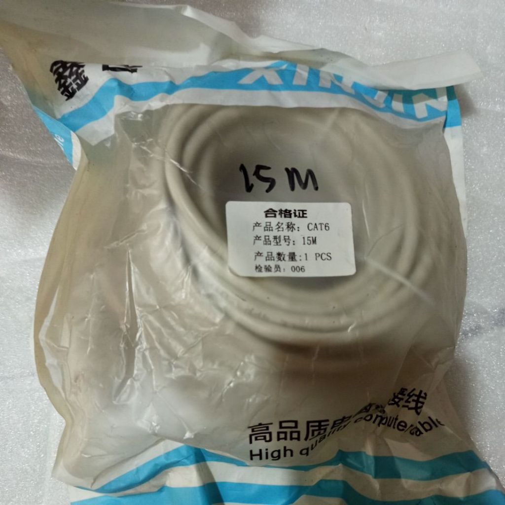 Jual KABEL LAN CAT6 15METER len kabel internet | Shopee Indonesia