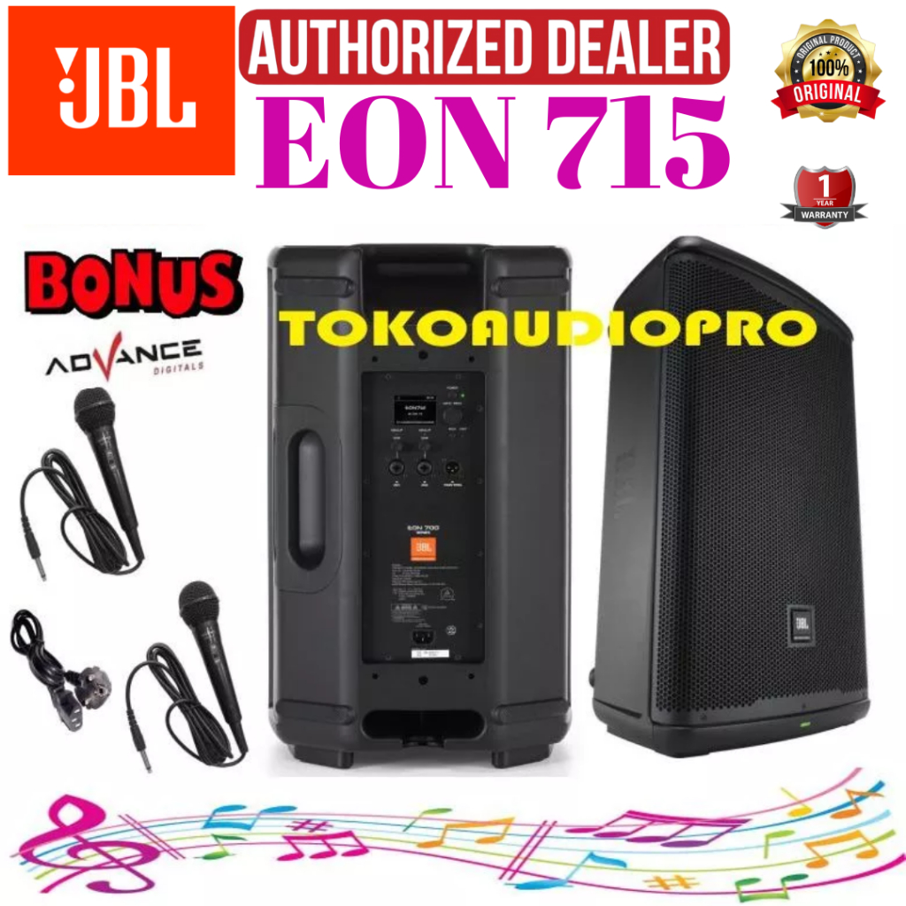 Jual JBL EON715 Speaker Aktif 15 inch dengan Bluetooth | Shopee Indonesia
