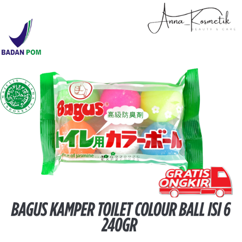 Jual Bagus Kamper Toilet Colour Ball Isi 6 240gr | Shopee Indonesia