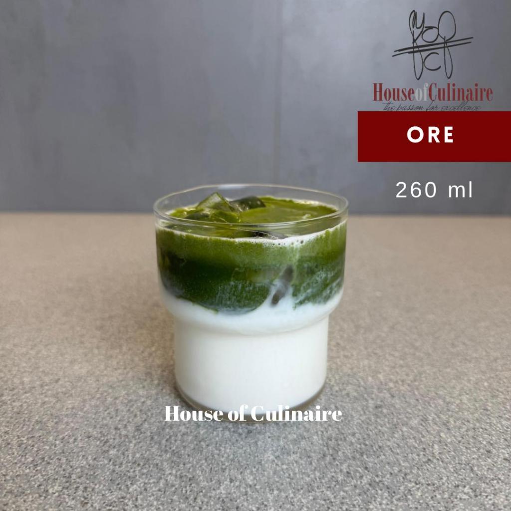 Jual Ore Matcha Glass 260 ml Gelas Kopi Matcha Latte Estetik Aesthetic ...