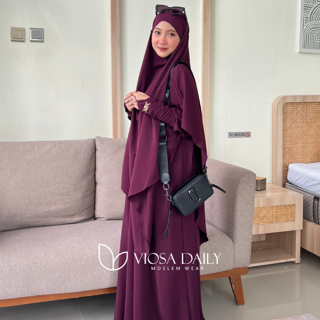 Jual Viosa Daily - (Abaya Saja) ARAFA Abaya UV Protection Outfit Syari ...