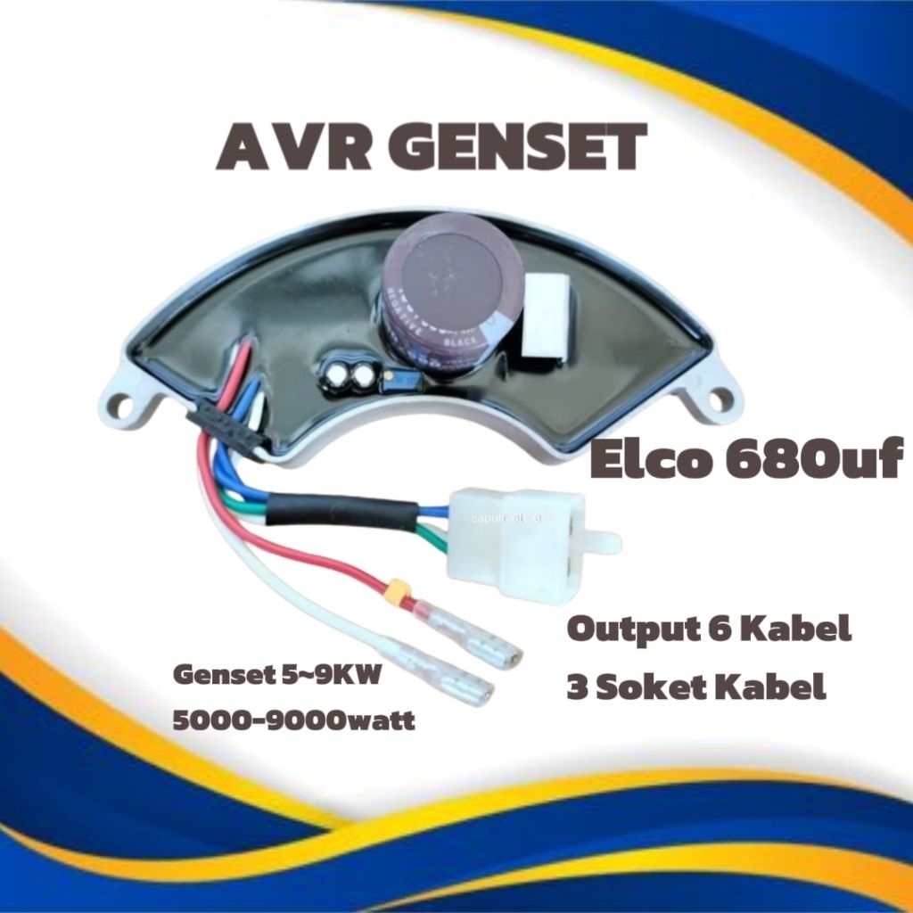 Jual AVR generator/genset 470uf/680uf/oval bulan sabit | Shopee Indonesia