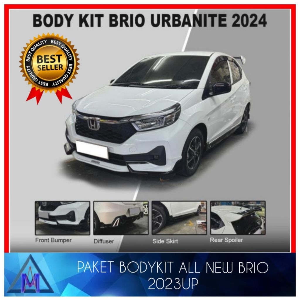 Jual Paket Bodykit dan Spoiler All New Brio 2023 2024 2025 Model ...