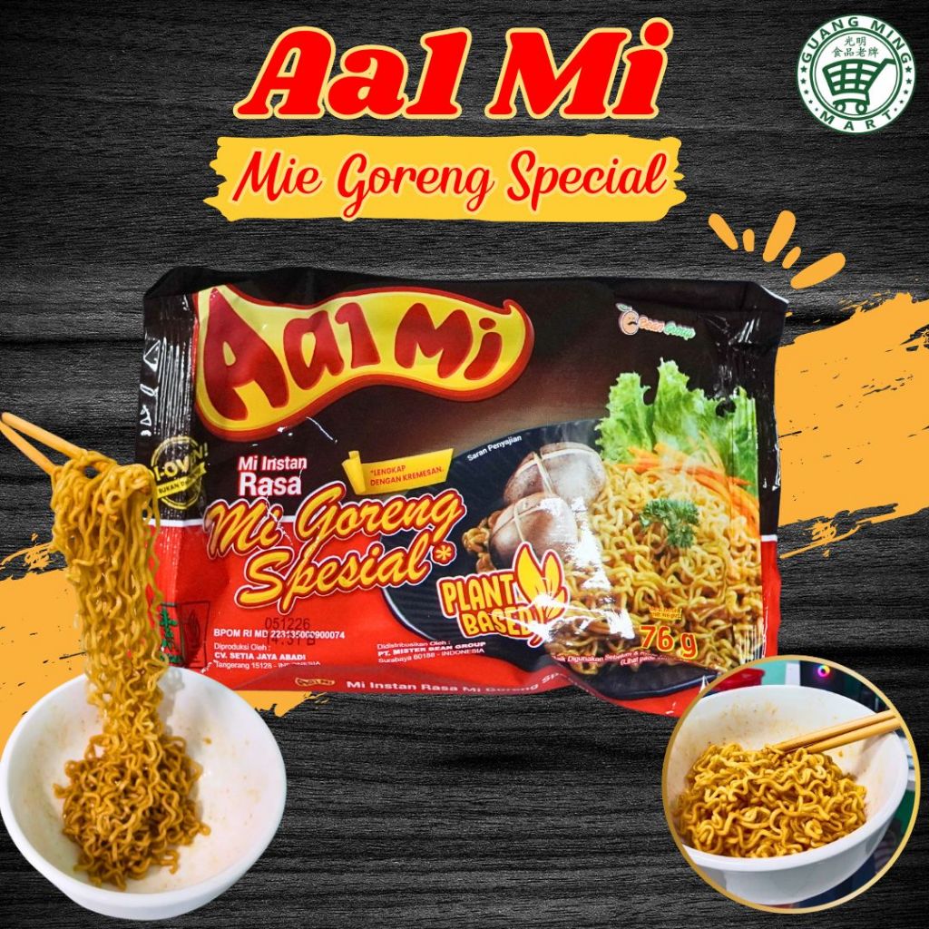 Jual Aaimi Mi / Aa1 Mi Instant Rasa Mi Goreng Spesial Plant Based 76g Di-OVEN bukan Di-goreng ...