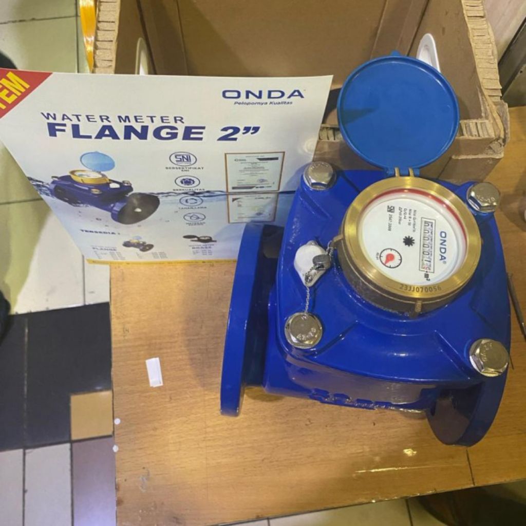 Jual Water Meter Meteran Air Merek ONDA SNI Size 2 Inch + Kalibrasi ...