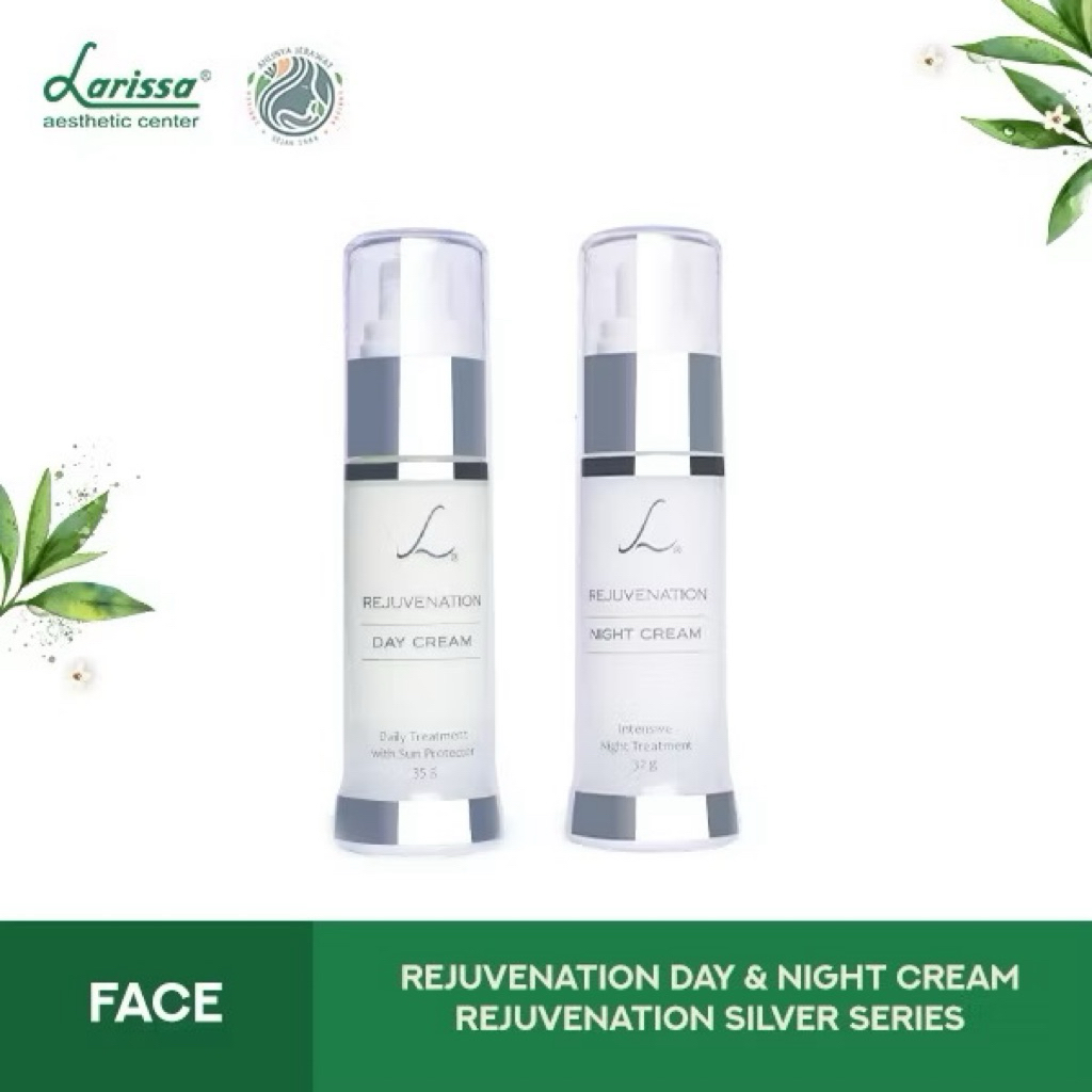Jual Larissa Rejuvenation Silver Day & Night Cream 32 GR krim Malam ...