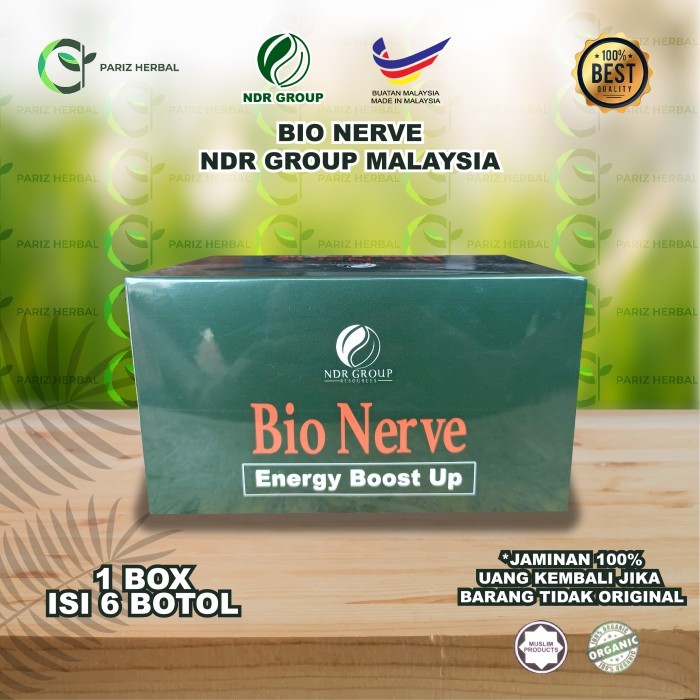 Jual Bio Nerve ndr malaysia 1 box isi 6 botol asli Original | Shopee ...