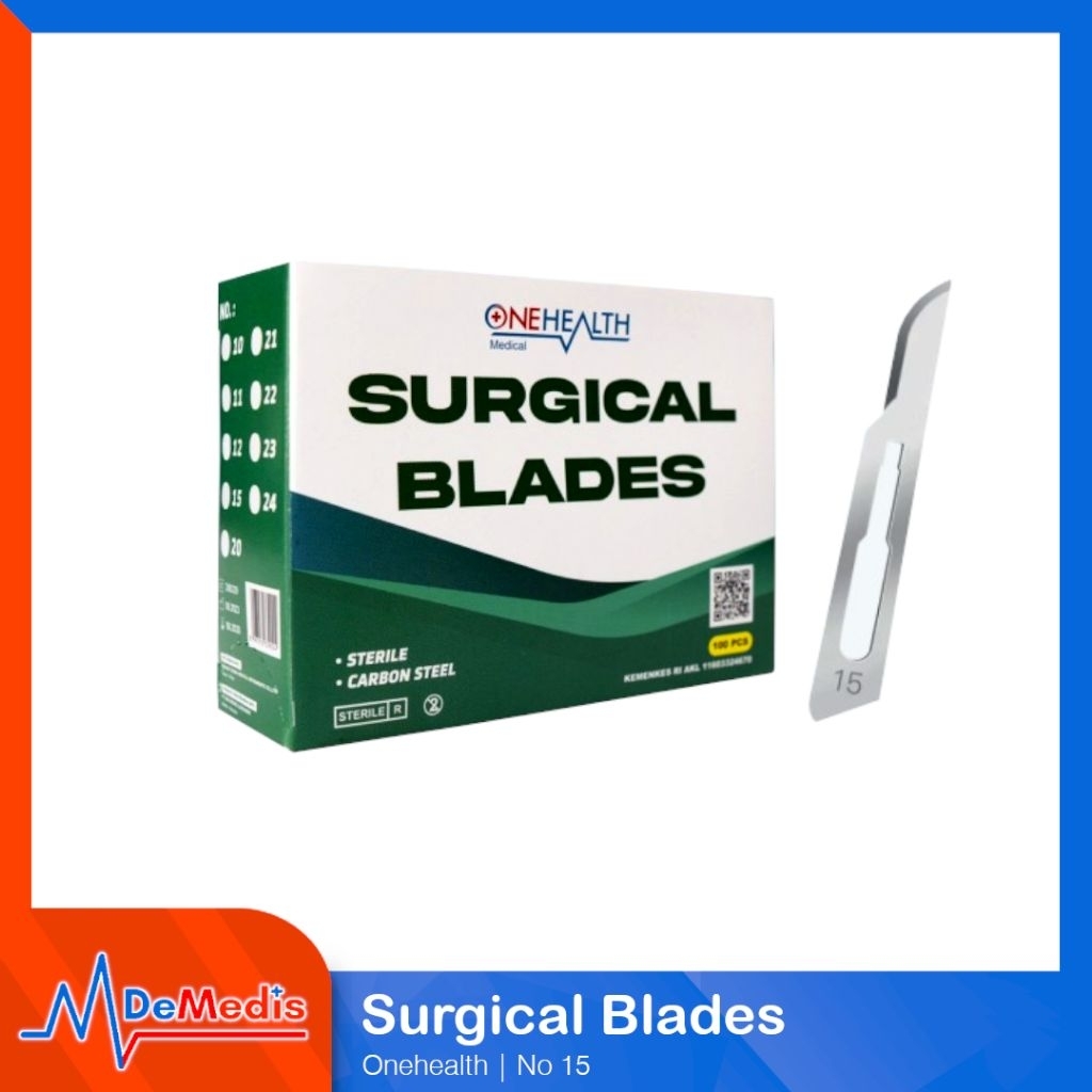 Jual Pisau Bedah Ecer ONEHEALTH Surgical Blade Mata Pisau Bisturi ...