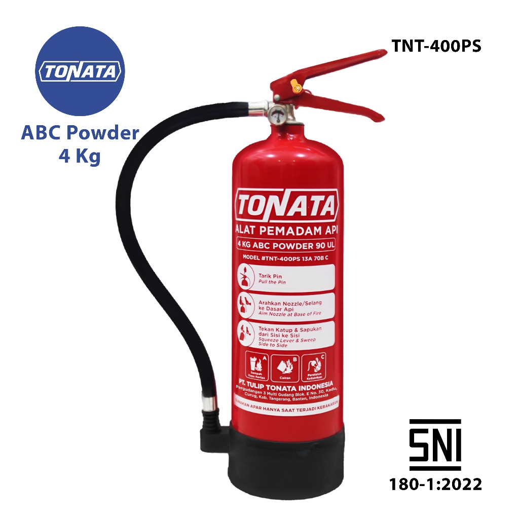 Jual Tonata APAR ABC Powder Set Komplit 4Kg | Shopee Indonesia