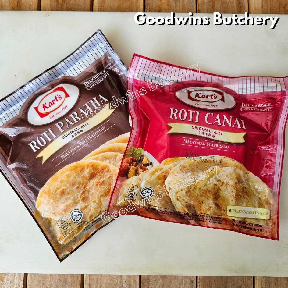 Jual Kart's ROTI PARATHA & CANAI Malaysia Karts frozen puff pastry flat ...