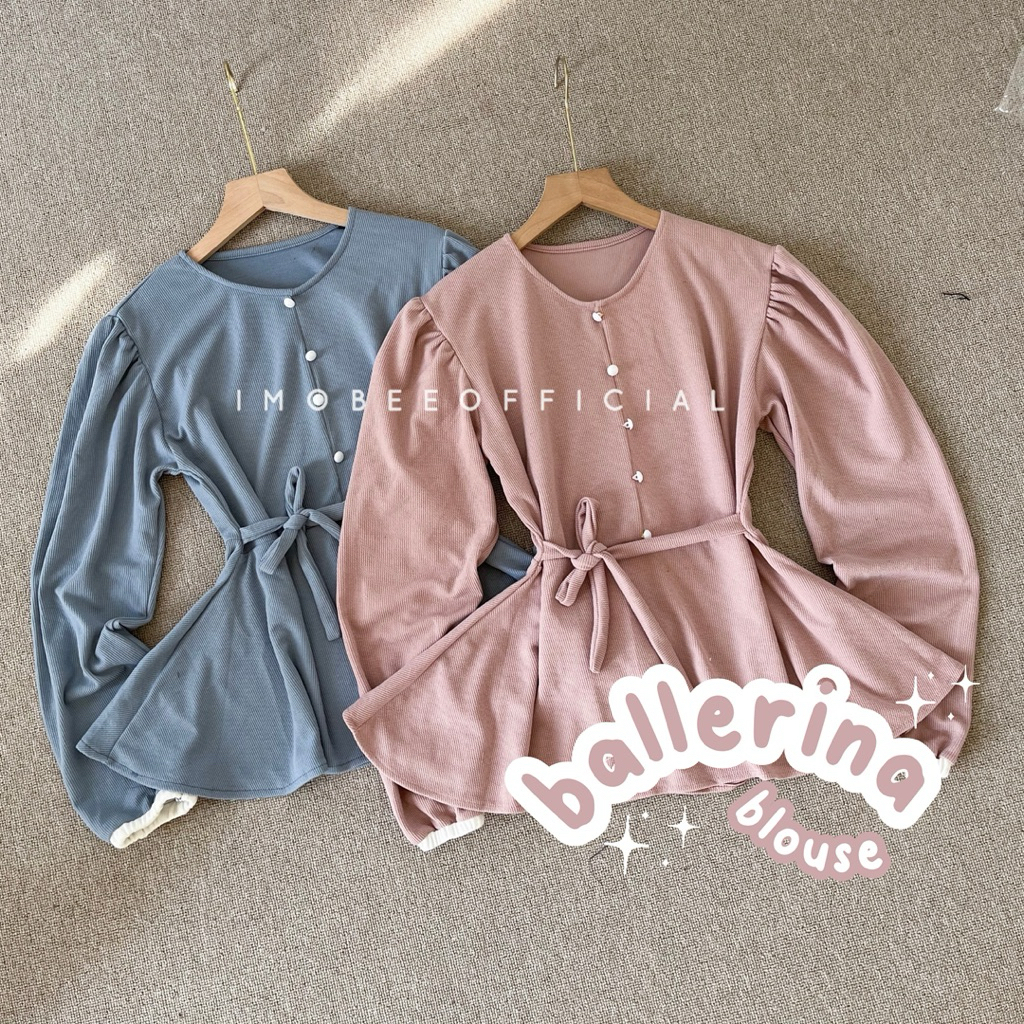 Jual Imobeeofficial | BALLERINA BLOUSE COTTAGE CORE Atasan Blouse ...
