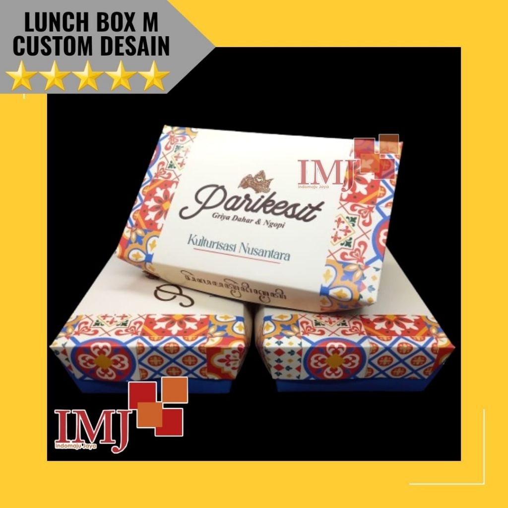 Jual PAPER LUNCH BOX M CUSTOM DESAIN LUNCH BOX M CUSTOM DESAIN | Shopee ...