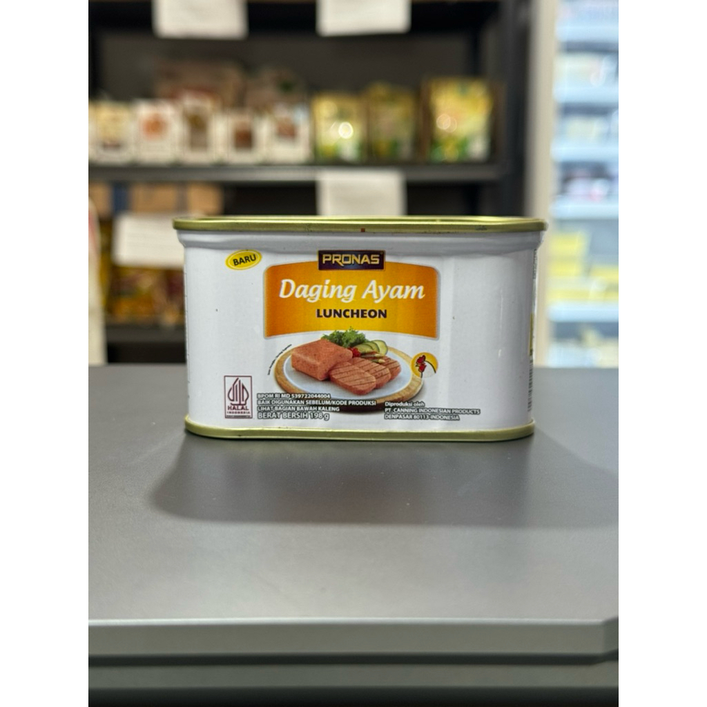 Jual PRONAS CHICKEN LUNCHEON MEAT / DAGING AYAM LUNCHEON 198gr | Shopee ...