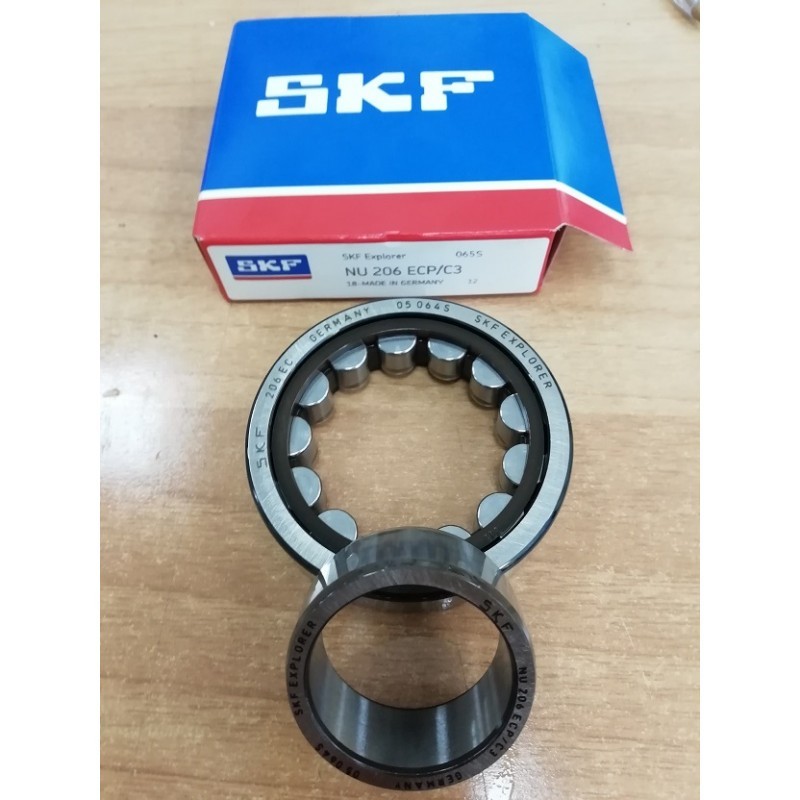 Jual CYLINDRICAL ROLLER BEARING NJ 206 ECP/C3 SKF ORIGINAL | Shopee ...
